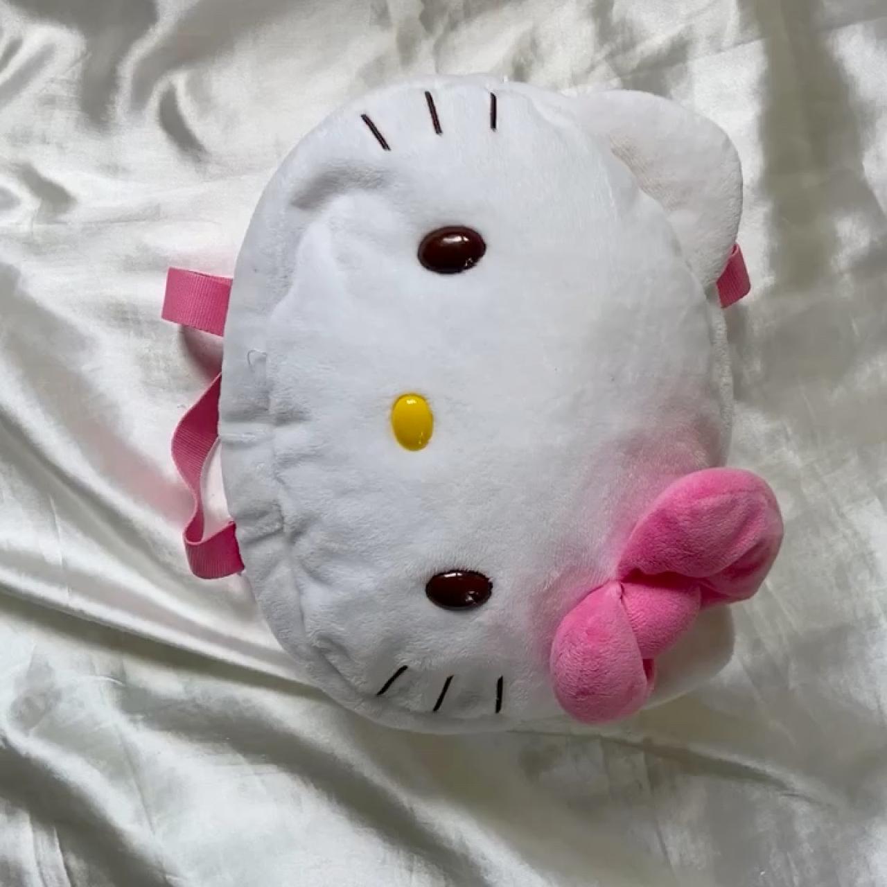 Hello Kitty plush head mini backpack * So cute!... - Depop