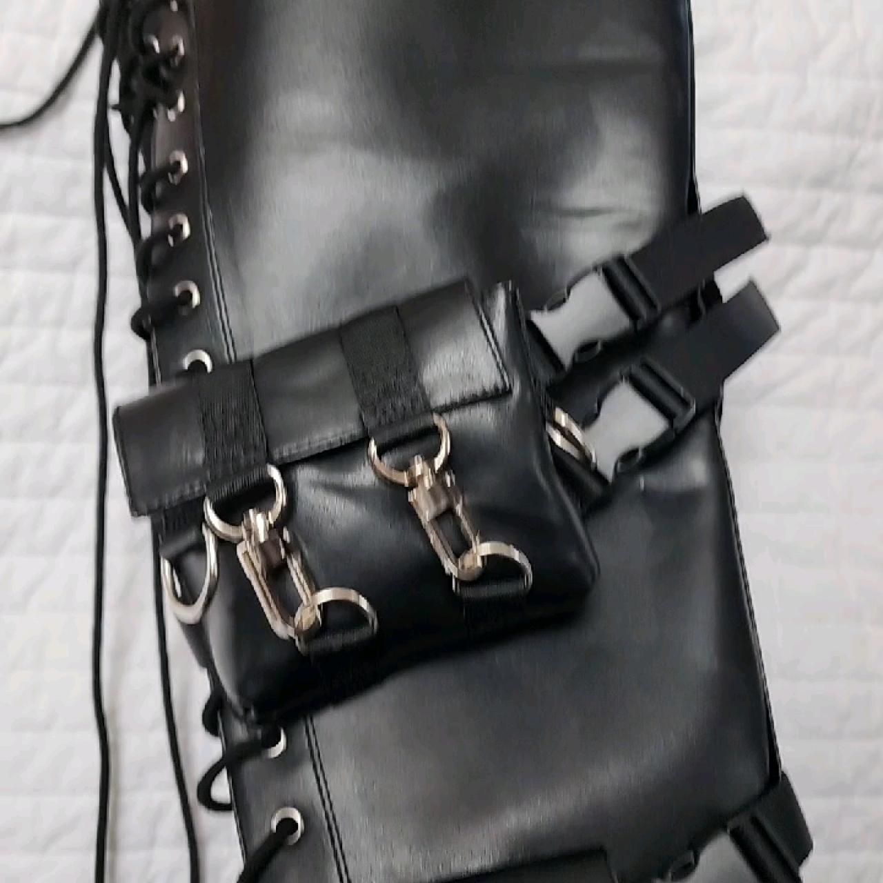 Dolls Kill Women's Black Boots | Depop