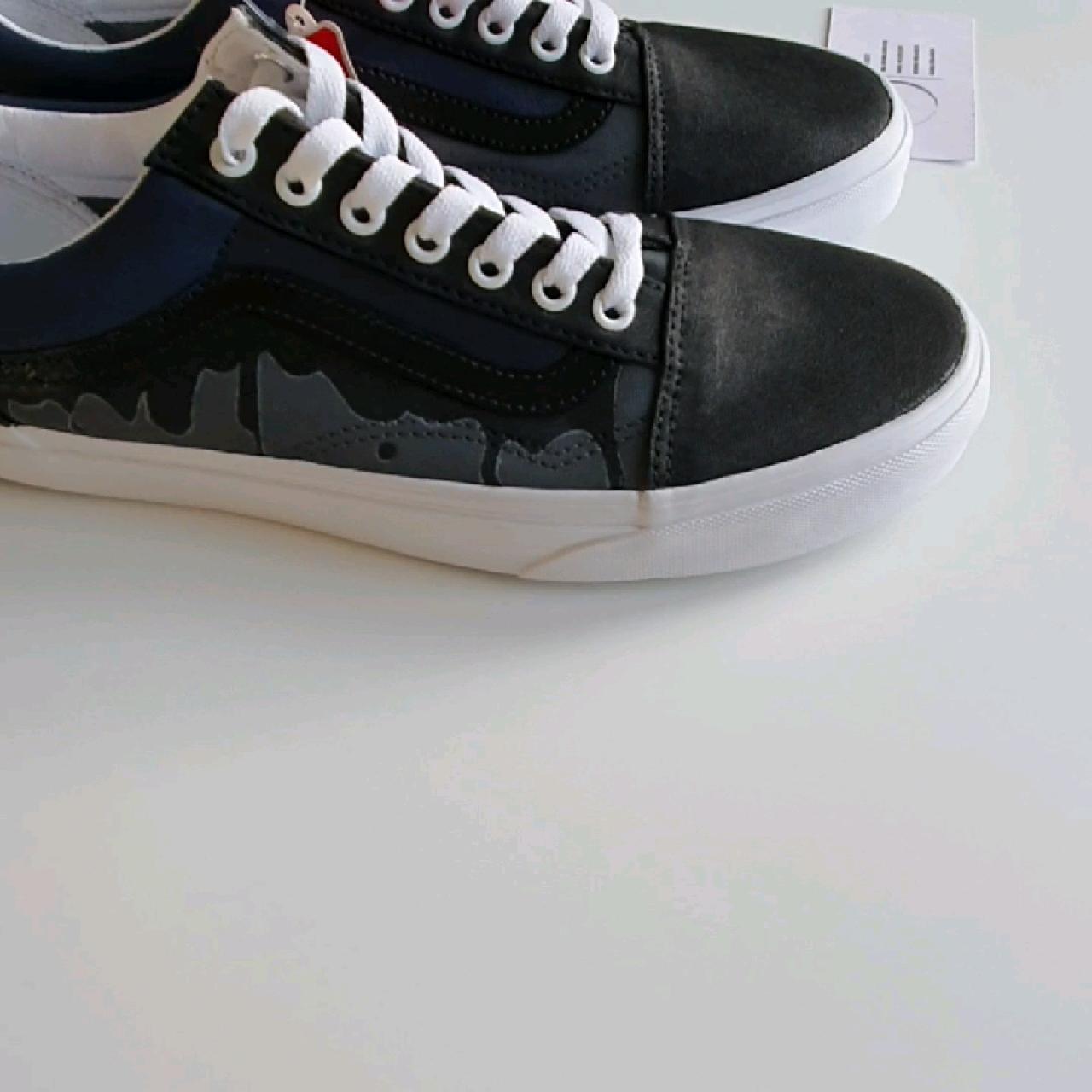 Details Blue/Black/Grey Drip Old Skool Vans Men’s -... - Depop