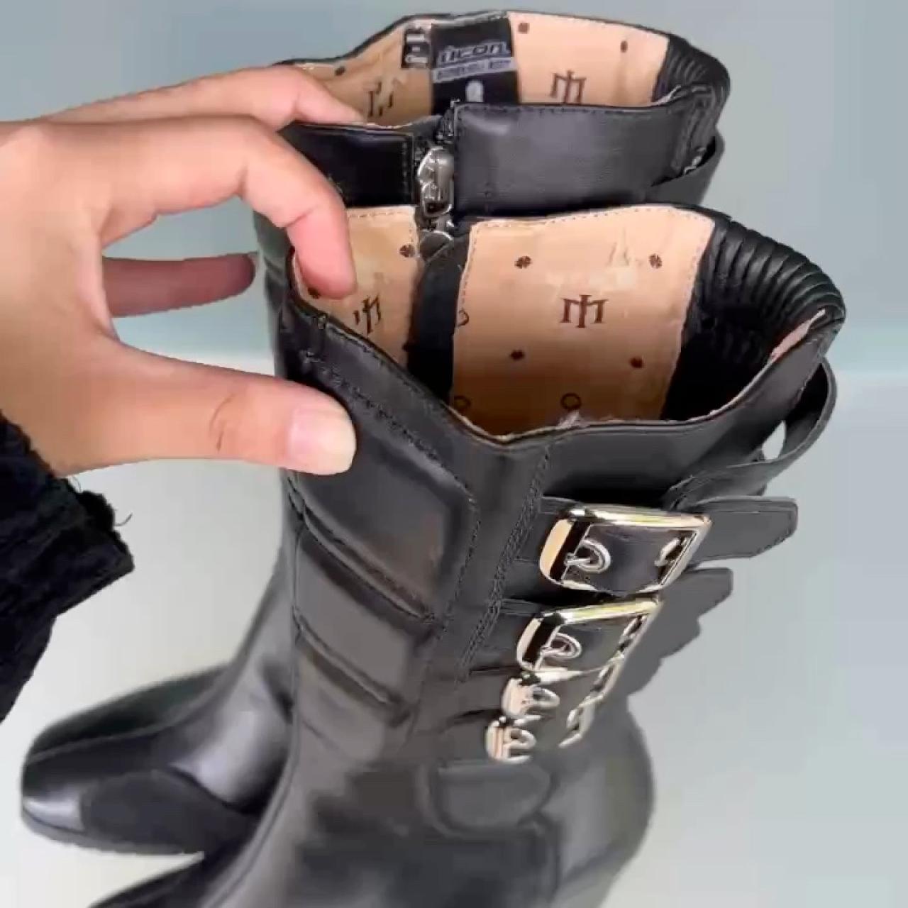 Icon Moto Bombshell Boots 🖤 These iconic cuties are... - Depop