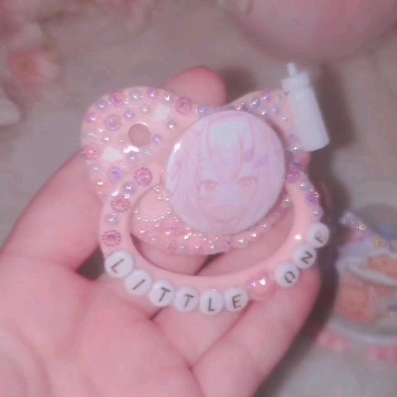 Adult deco "little one" paci handmade by me! Like... - Depop
