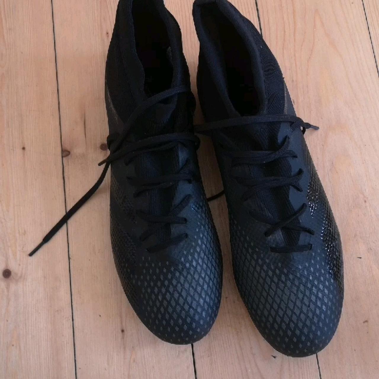 Black adidas predator mens 12 demonscale In... - Depop