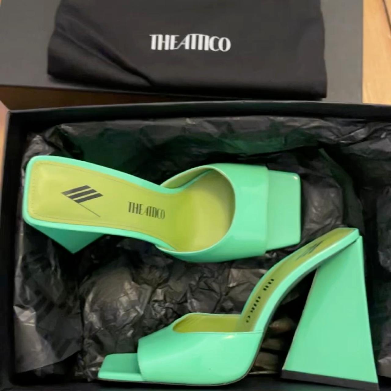Women's Green Mules | Depop