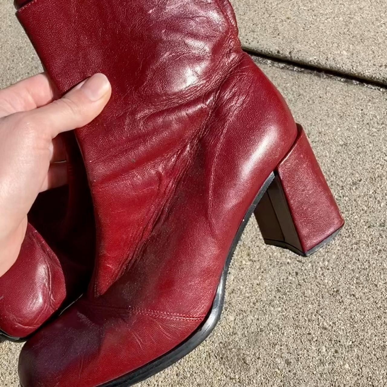 ALDO Women's Red Boots | Depop