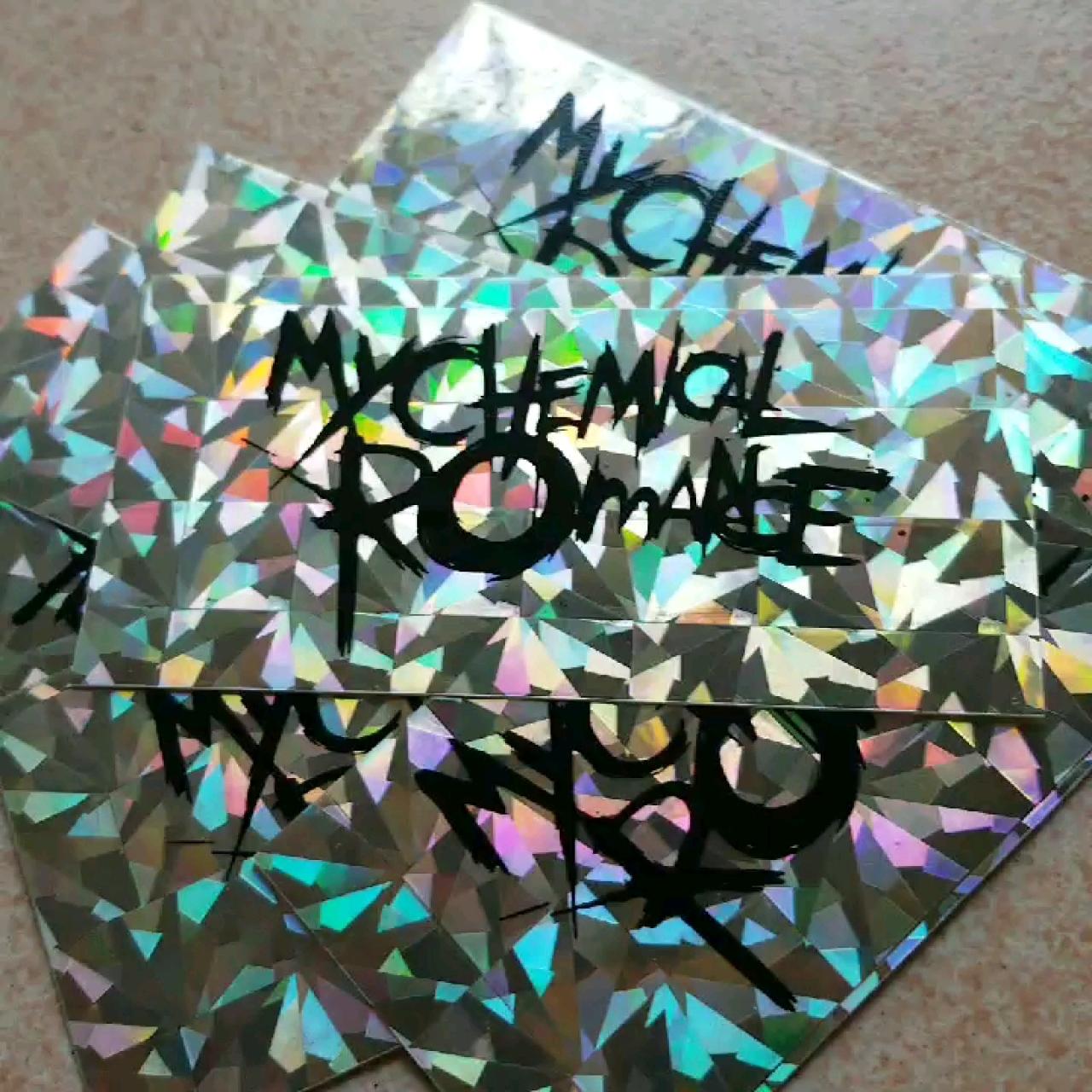 •My Chemical Romance holographic stickers (set of 3)... - Depop