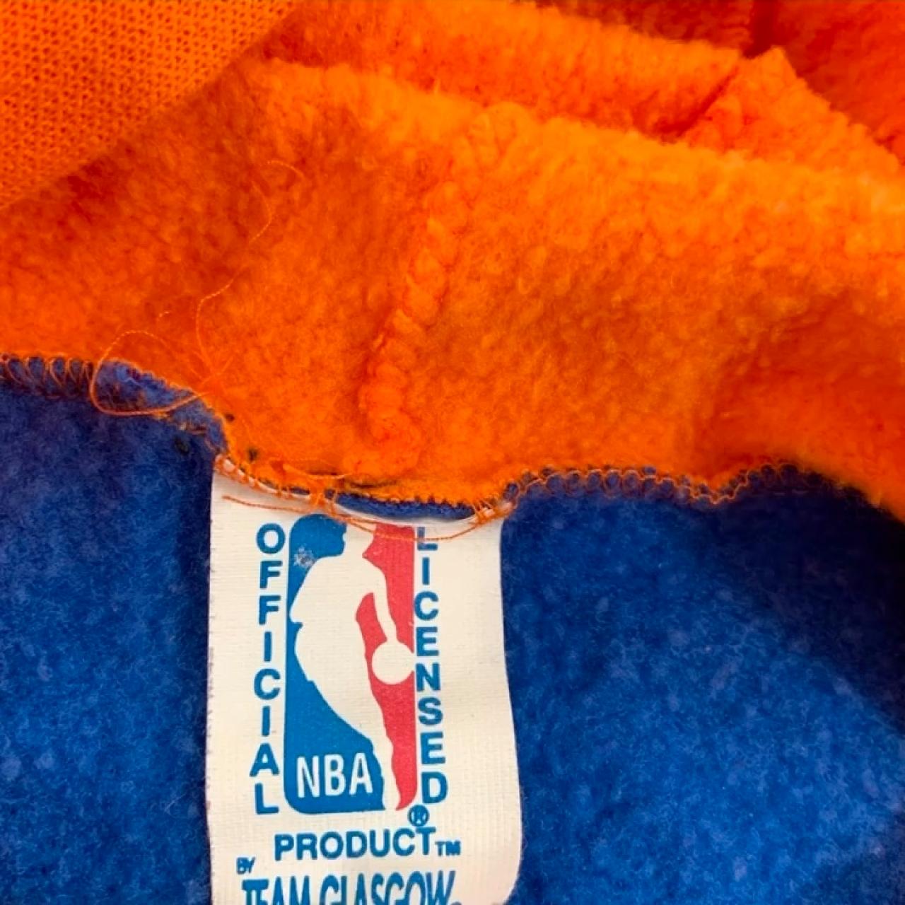 NBA Orange and Blue Hoodie | Depop