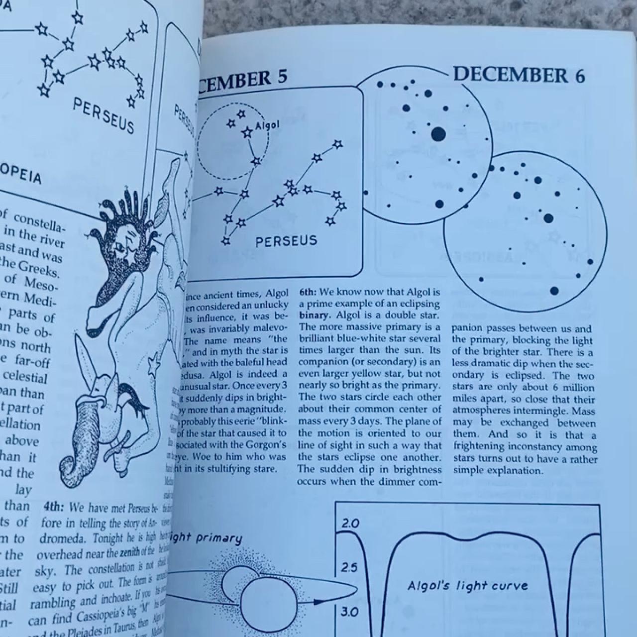 Vintage 365 Starry Nights Informative Book - Has a... - Depop