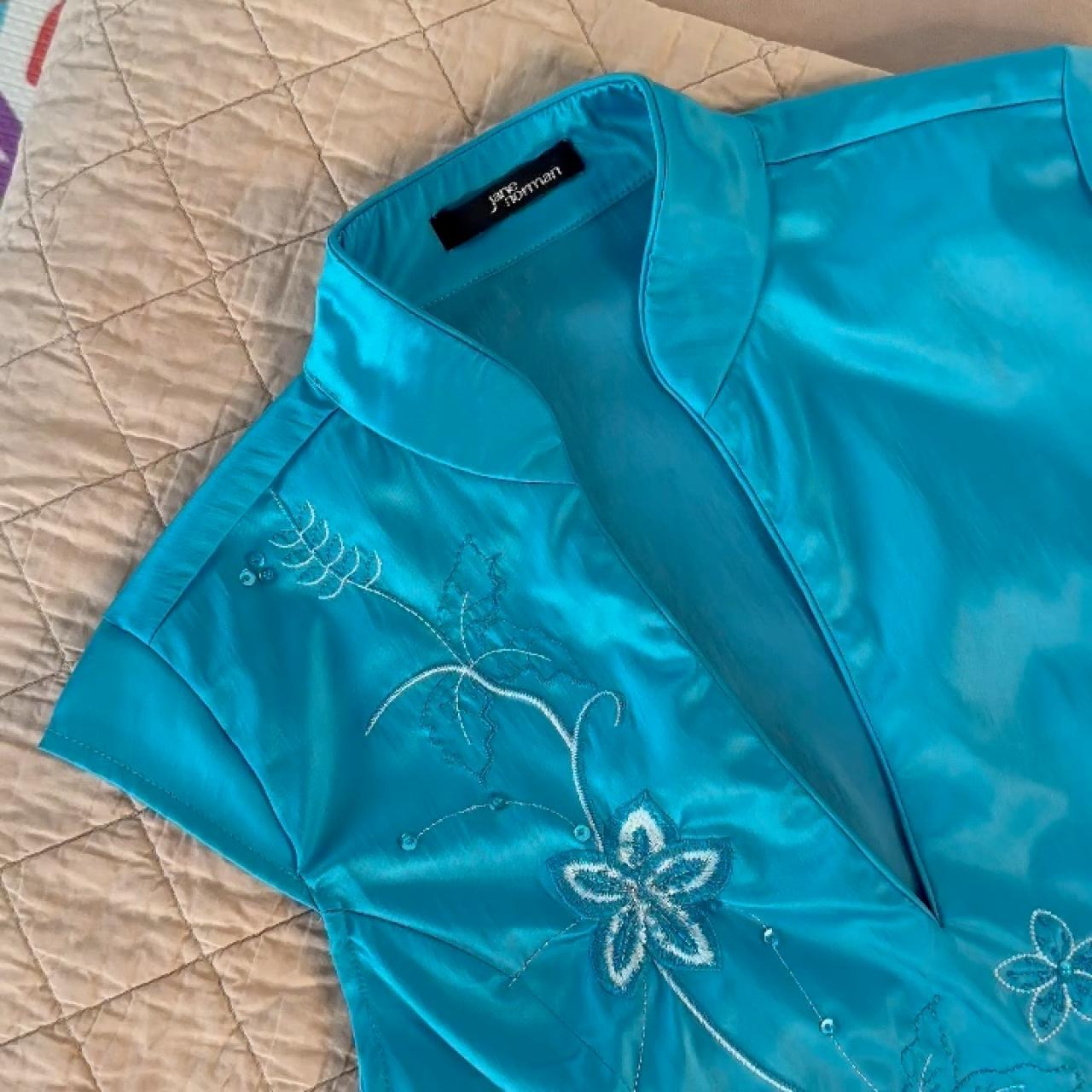 Jane Norman Women's Blue Dress | Depop