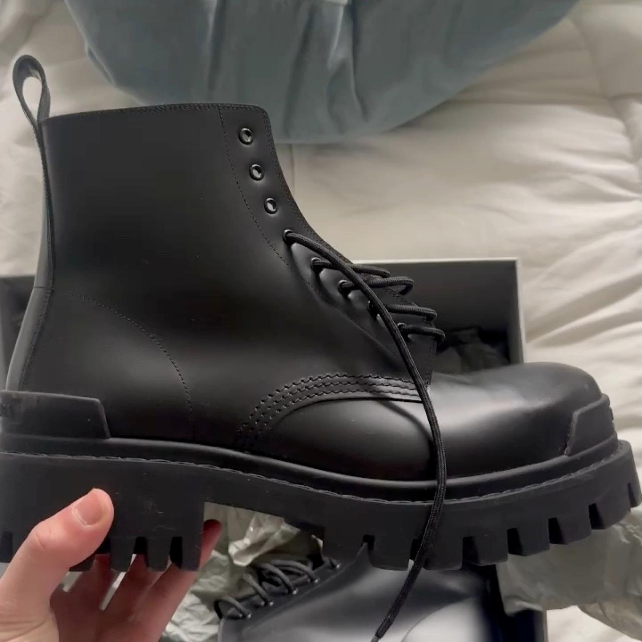 BALENCIAGA STRIKE BOOTS MENS 44 (US11) Worn once | Depop BALENCIAGA STRIKE BOOTS MENS 44 (US11) Worn once | Depop