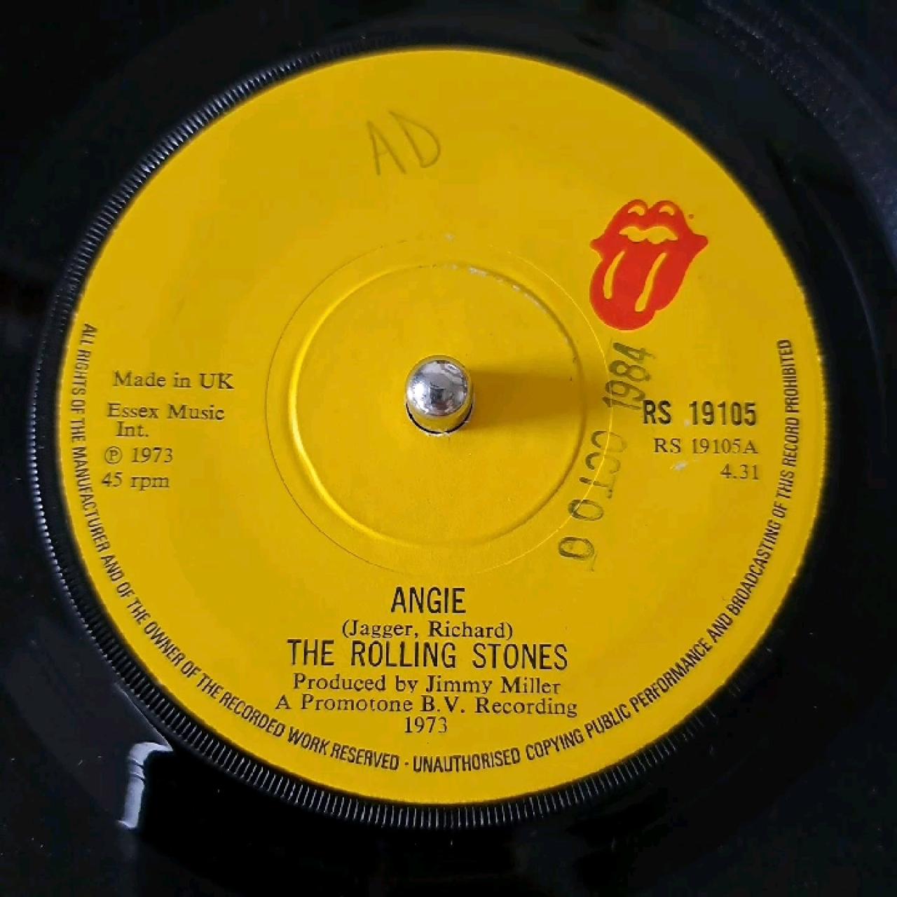 Vinyl 7" single record - 'Angie' / 'Silver Train' -... - Depop