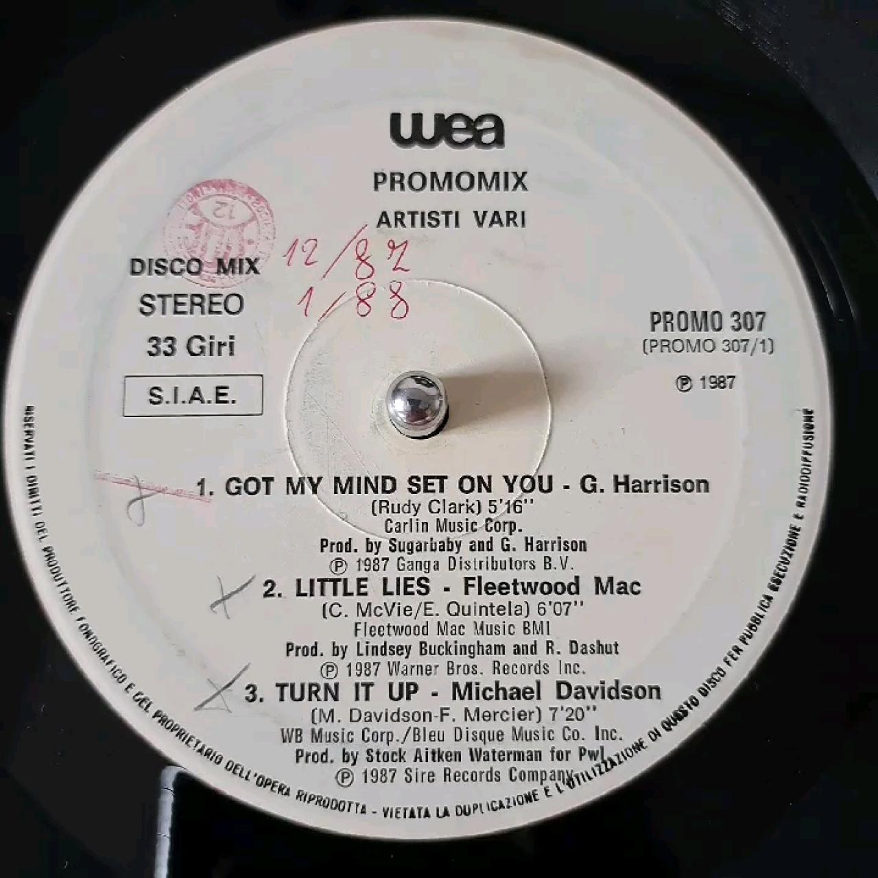 Vinyl 6 track Italian promo 12" single record-... - Depop