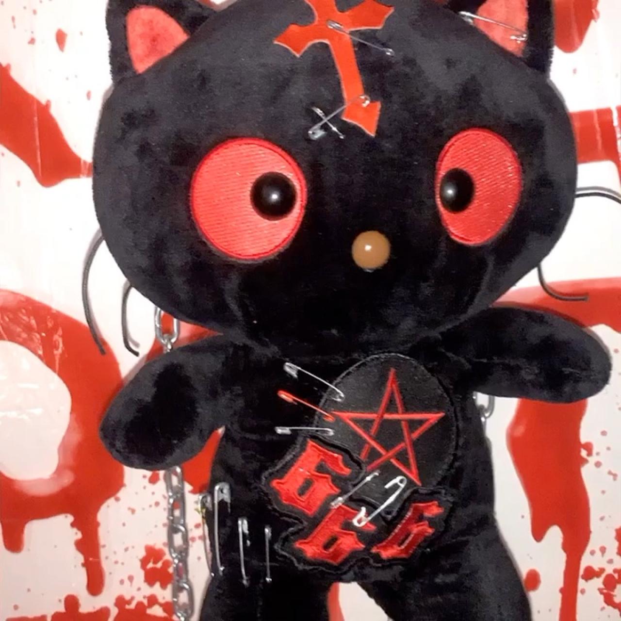 Hello Kitty Chococat Gothic Red And Black Satanic Depop
