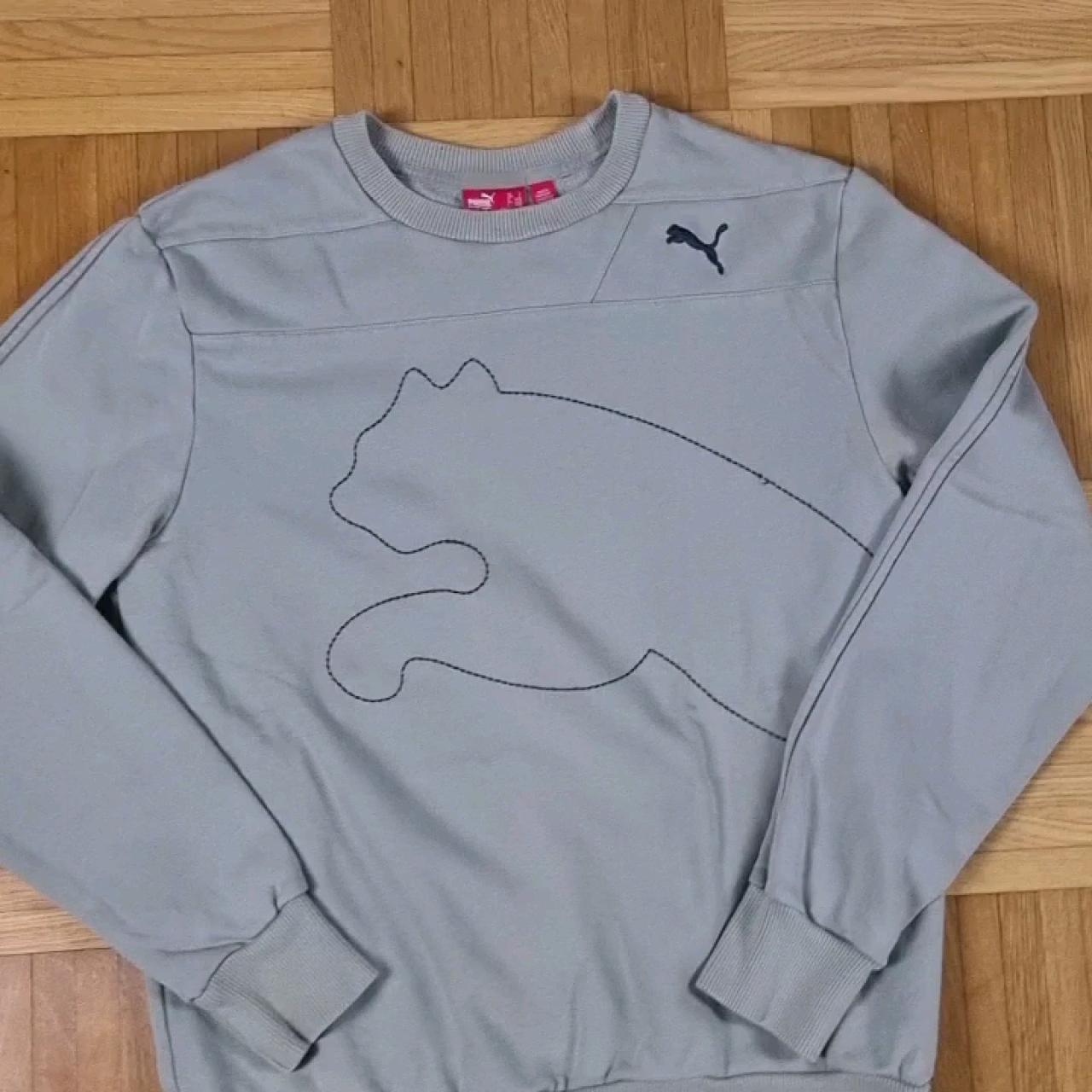 Puma Men's Green Jumper | Depop