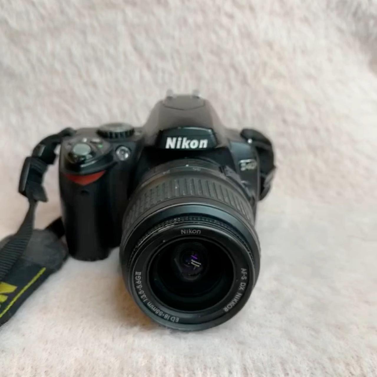 Nikon Black and Yellow Cameras-and-accessories | Depop