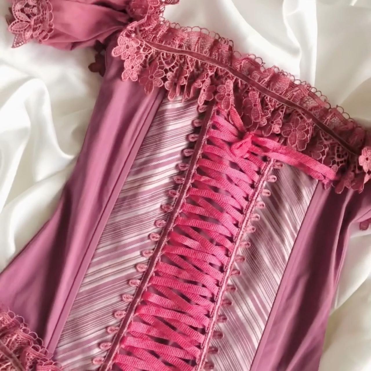 Insanely gorgeous princess aesthetic bustier. Loving... - Depop