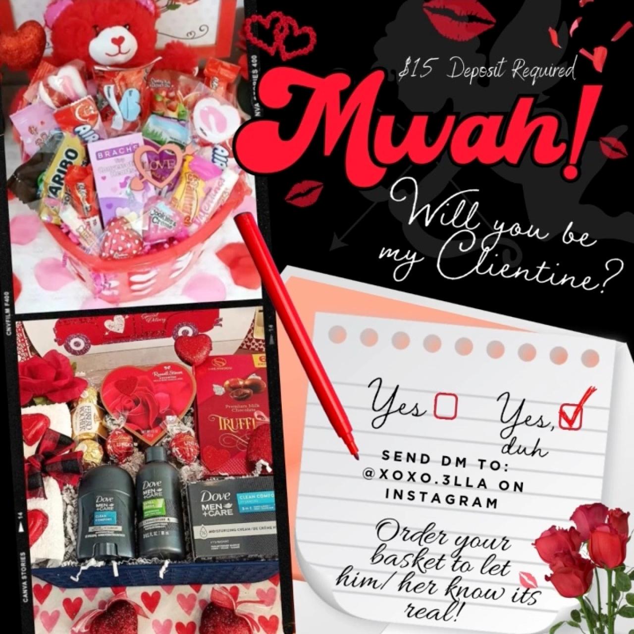 Valentine's Day gift baskets are now in stock! 💕💕.... | Depop