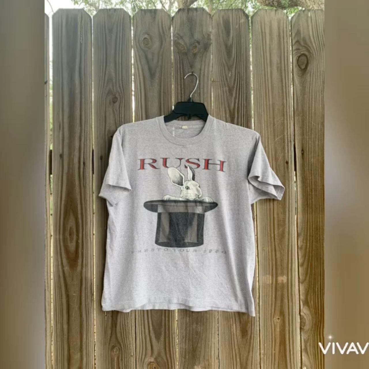 Vintage 90s Rush band 1990 Presto Concert Tour... - Depop