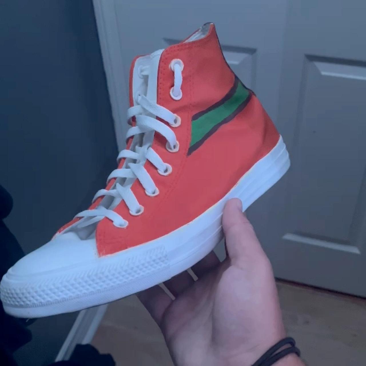 Custom Fall converse Chuck Taylor All Star... - Depop