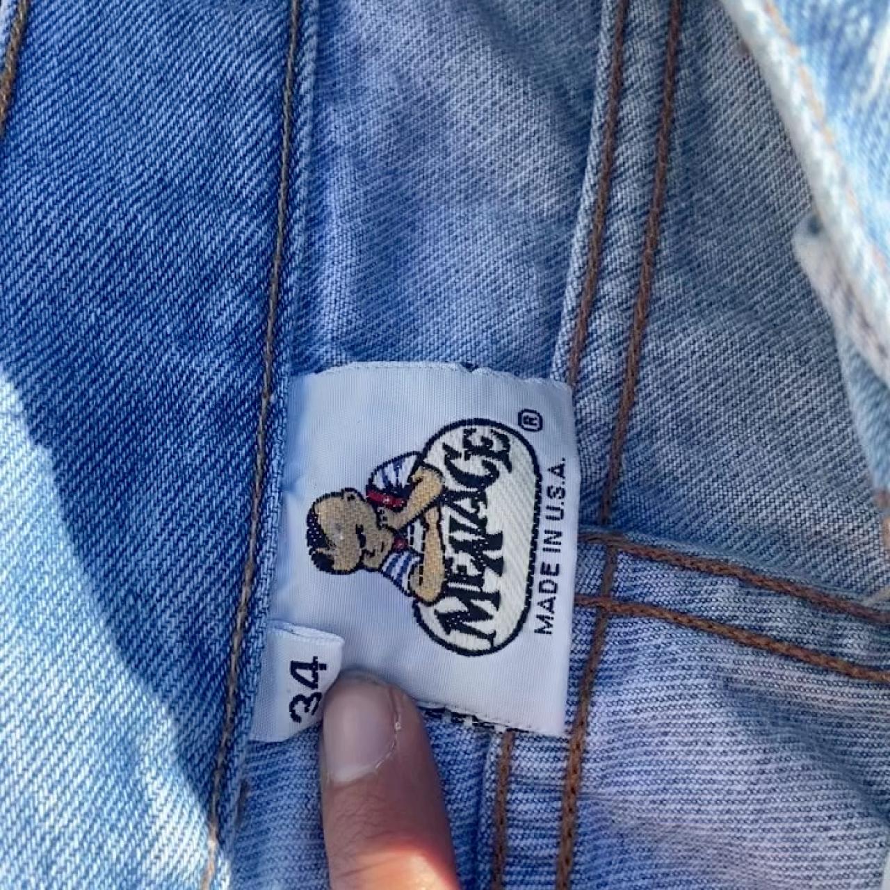 baggy menace denim shorts Size 34 On tag Tempted to... - Depop