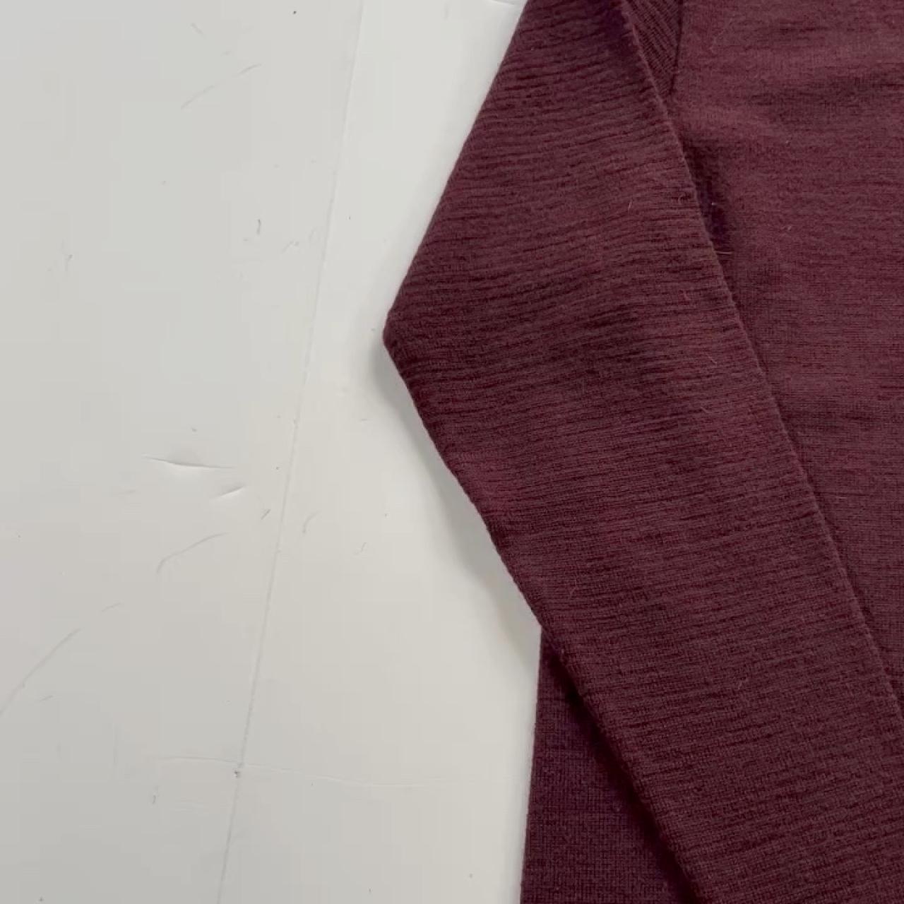 Pendleton Women's Purple and Burgundy Jumper | Depop