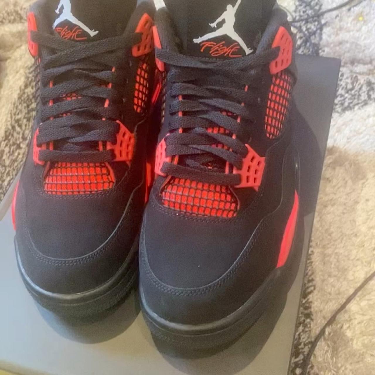 Jordan 4 red thunder video - Depop