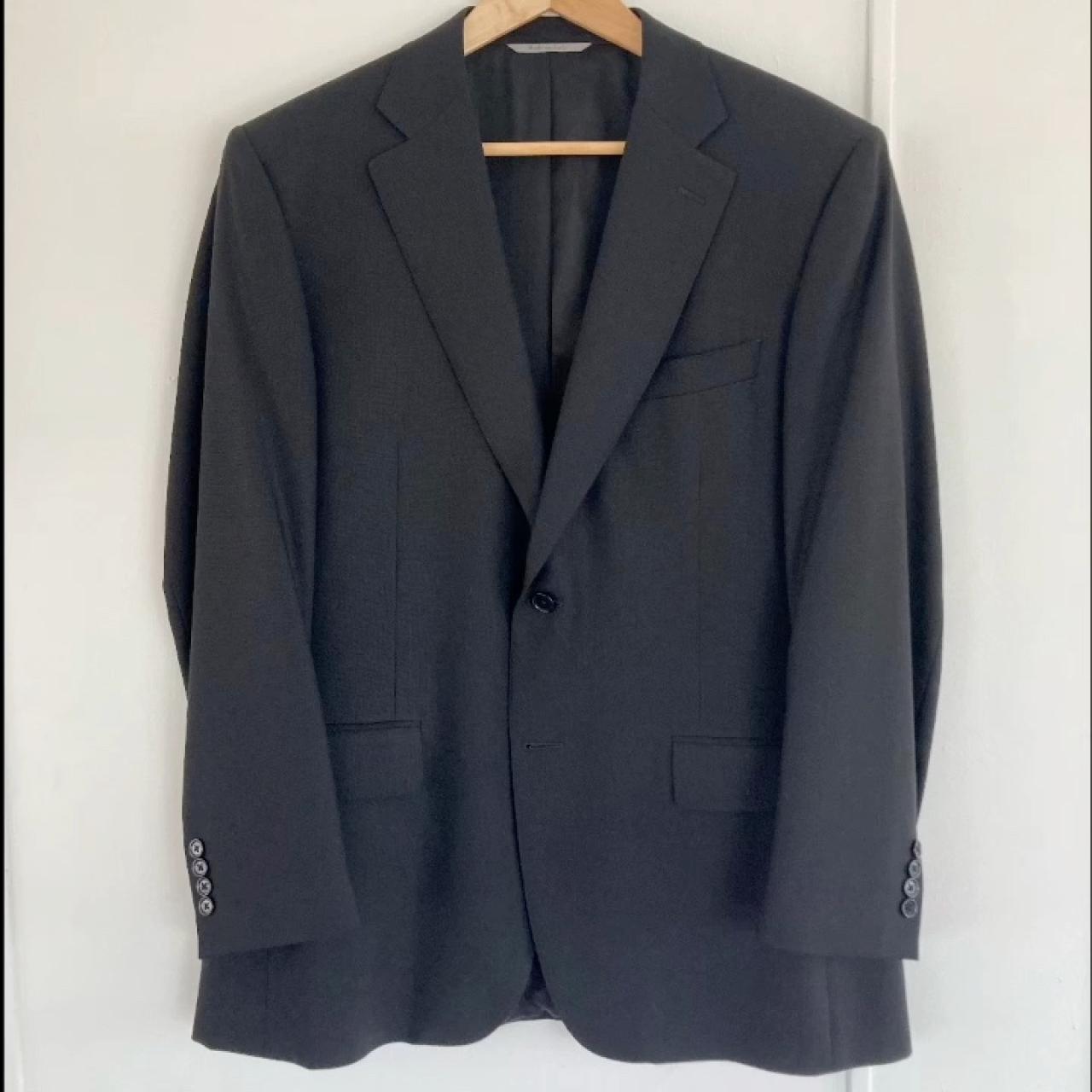 Canali Men's Black Suit | Depop
