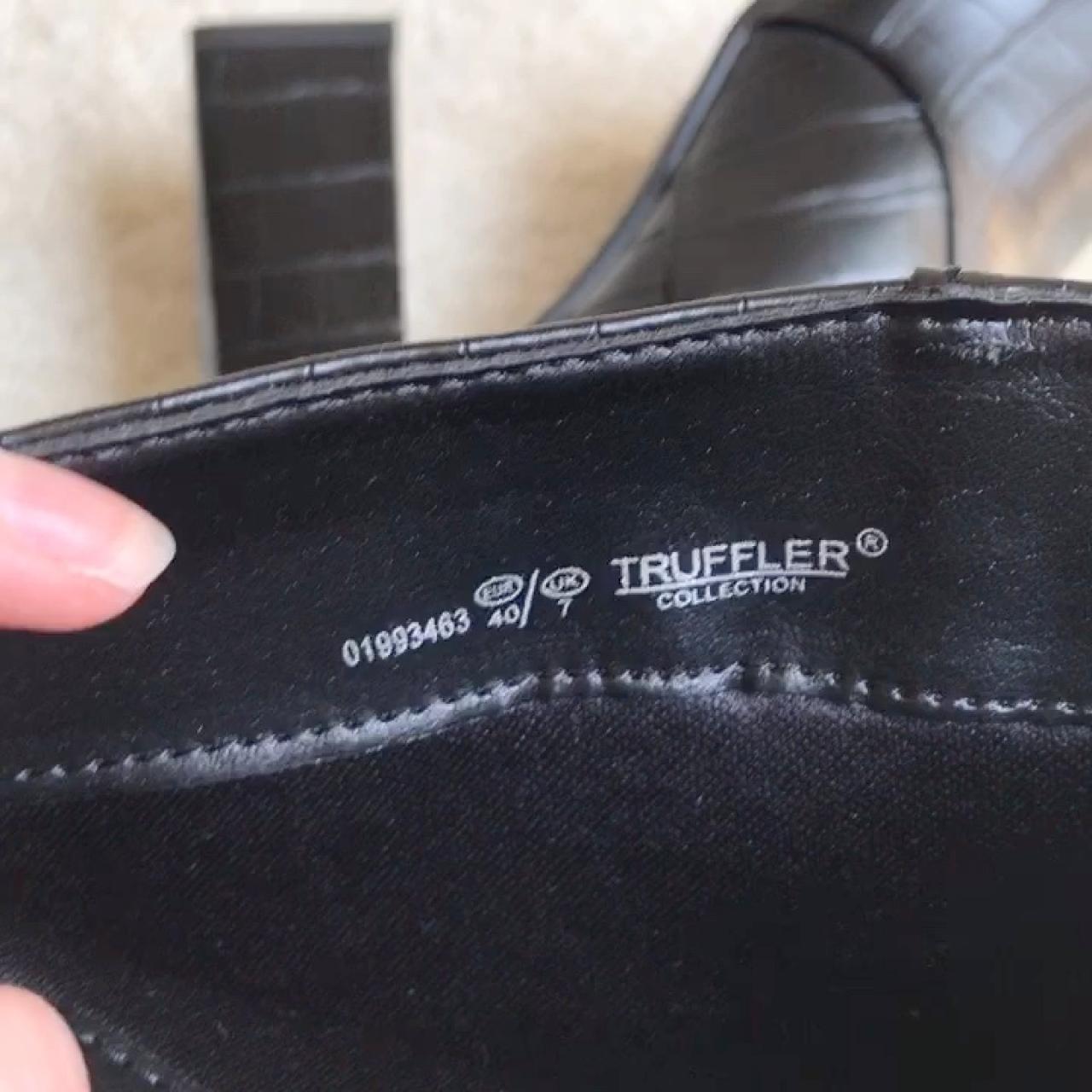 Truffle Collection Women's Black Boots | Depop