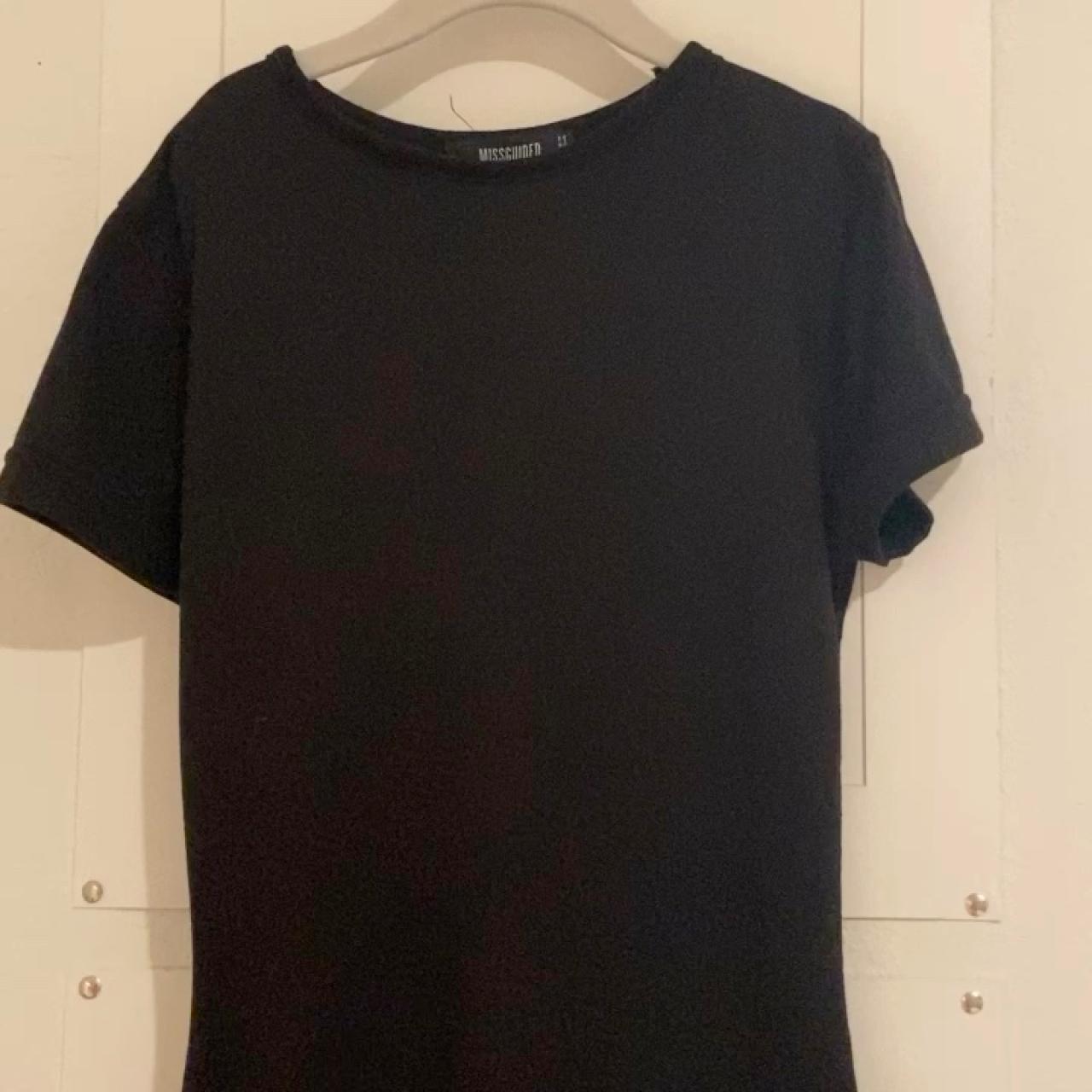 Missguided high crew neck long t-shirt skims... - Depop