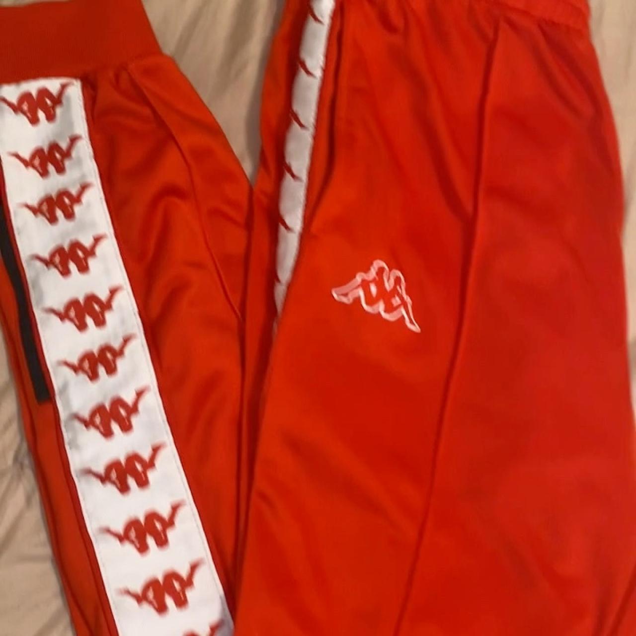 Red Kappa Slim Track Pants in size Small ️‍🔥 These are... - Depop